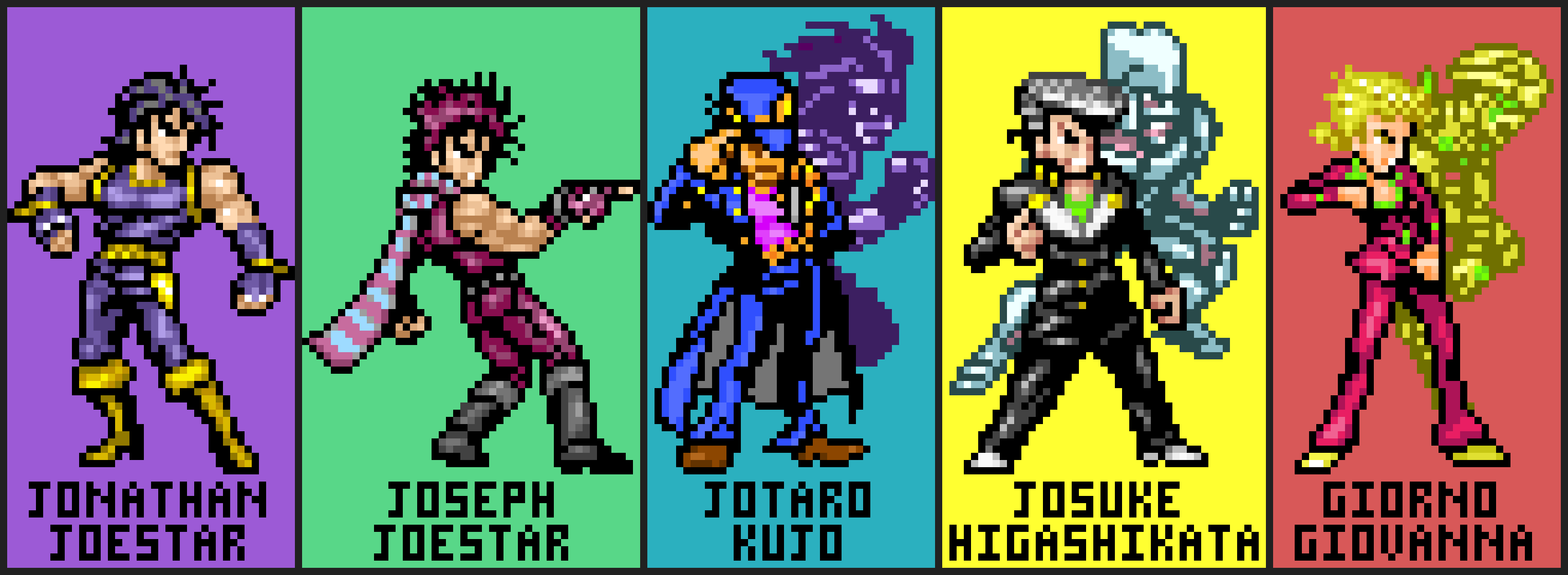 Pixilart - Generations of JoJo #1 by PixelatedJoJo