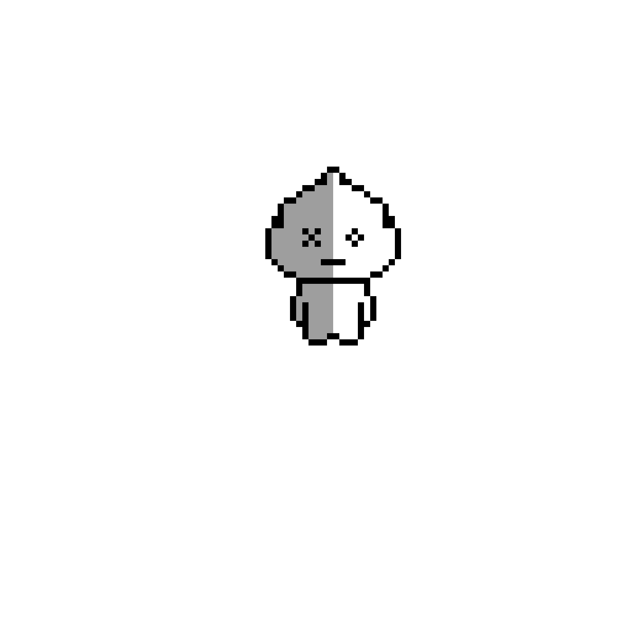 Pixilart - BT21 Van :/ first drawing by yolobruh1o1