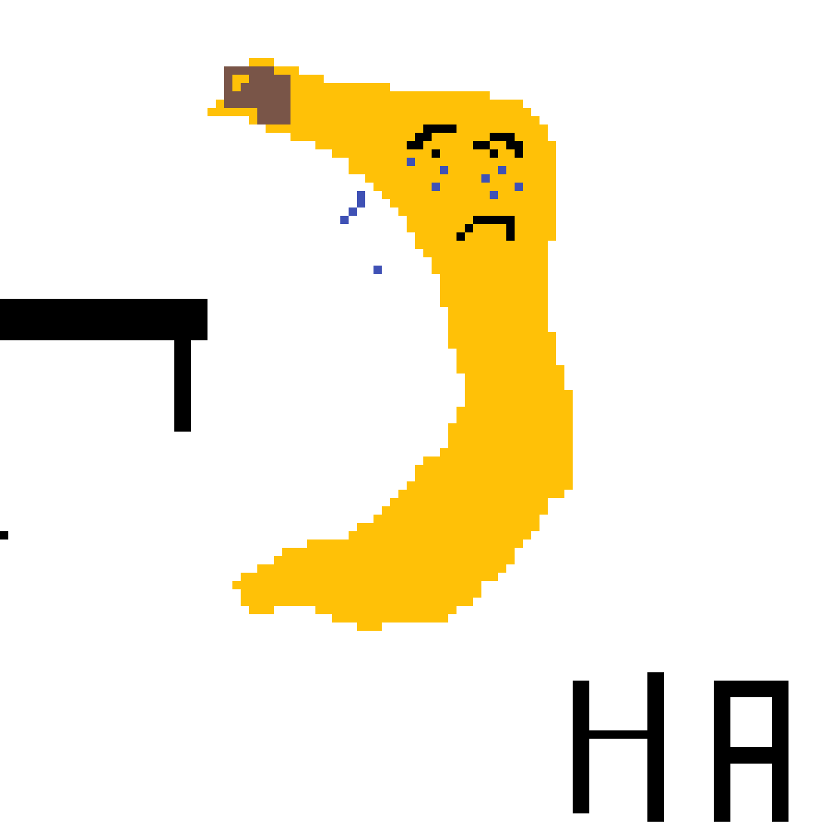 Pixilart - boooooooooo bananas by Mike-fallguys