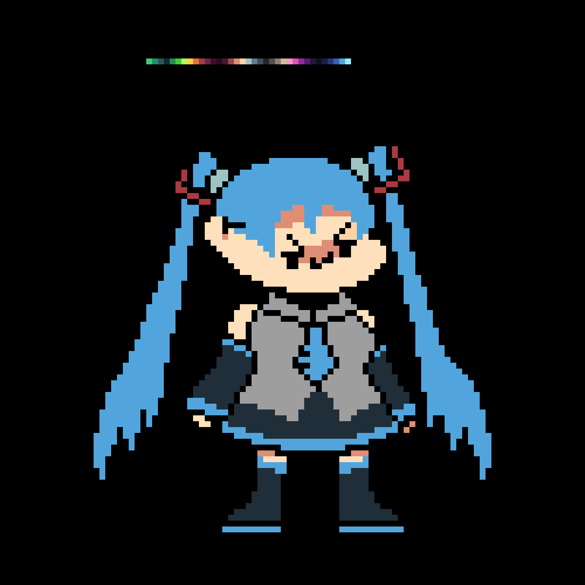 Pixilart - Hatsune Miku by Torment