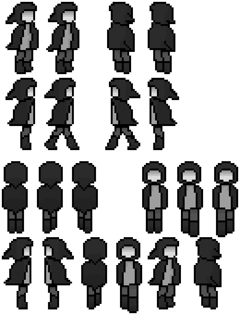 Pixilart - ~Prophet Of Gaster Overworld Sprites~ by ProphetOfGaster