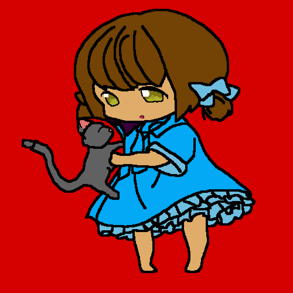 Pixilart - Hannah's first cat by ashleeislonely