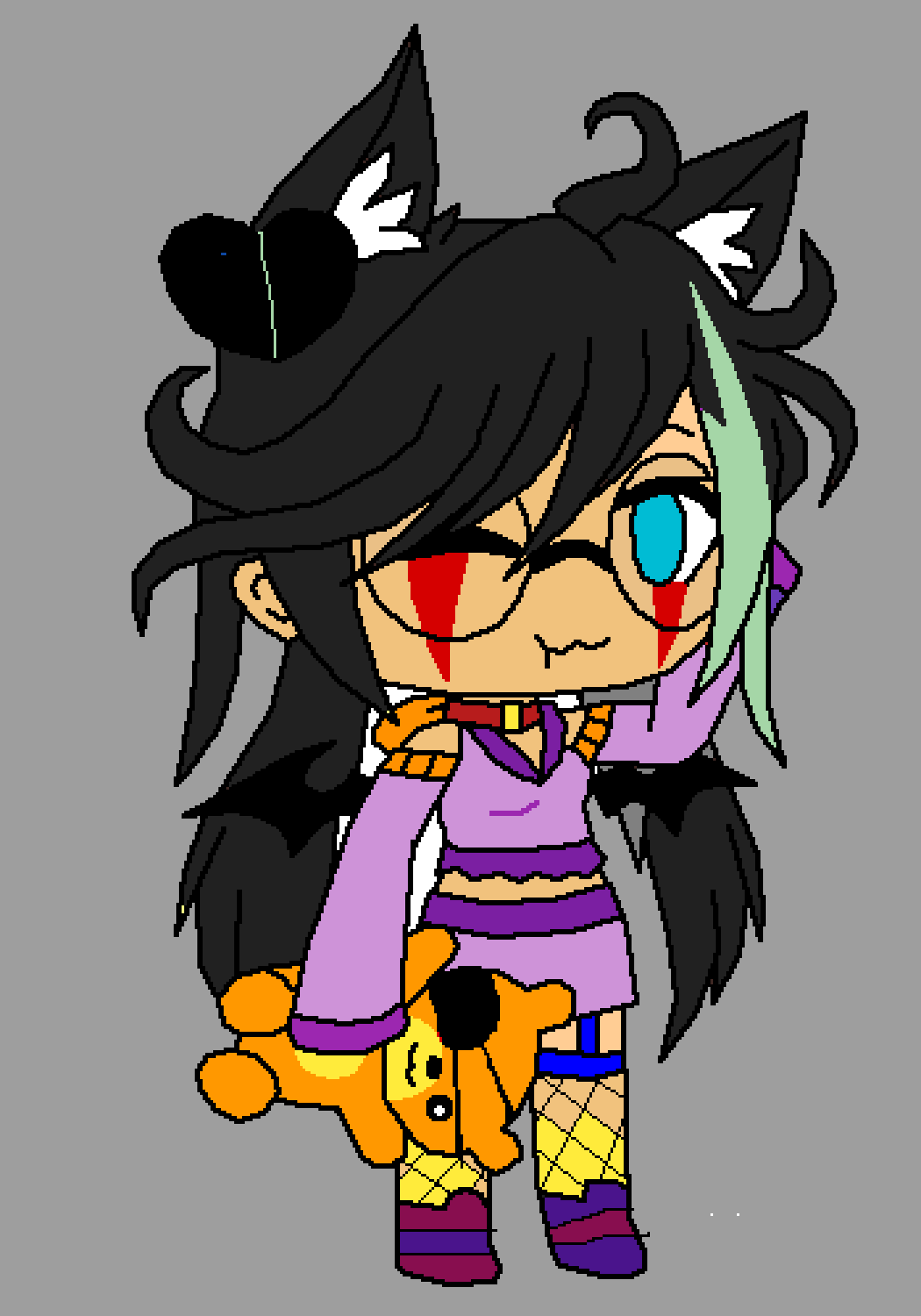 Editing gacha life - Free online pixel art drawing tool - Pixilart