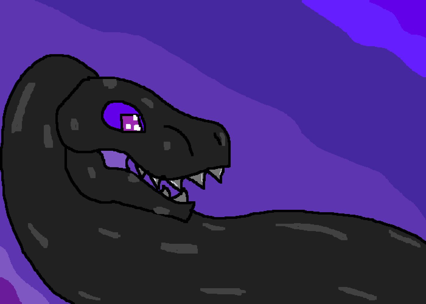Pixilart - Ender as a Dino by the-Enderman