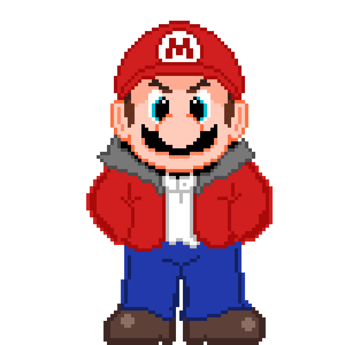 Pixilart - Undertoad Mario colored by THECAPTAIN85