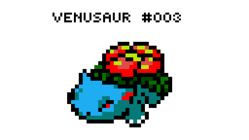 Pixilart - Venusaur #003 by PikaTurtle11
