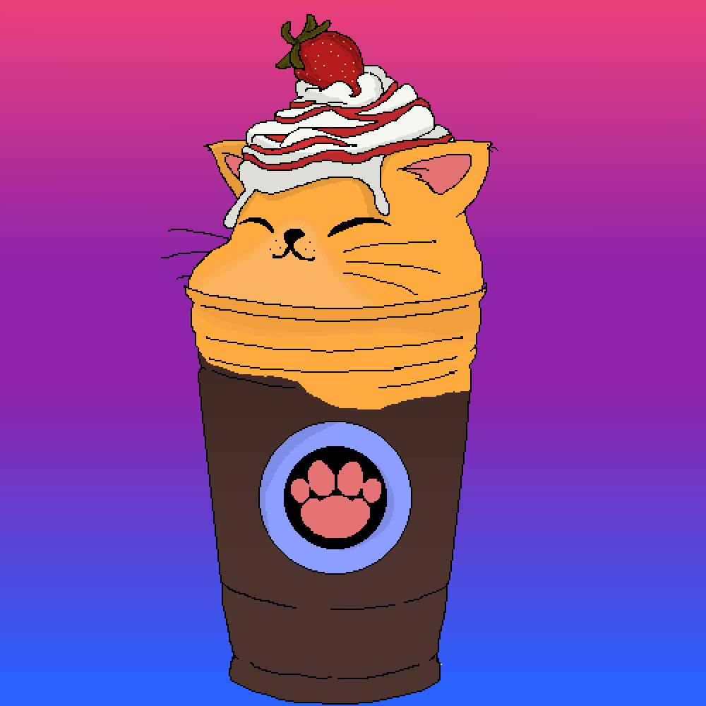 Pixilart - kitten milkshake by the-sad-girl