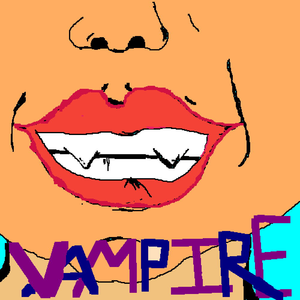 Editing vampire teeth - Free online pixel art drawing tool - Pixilart