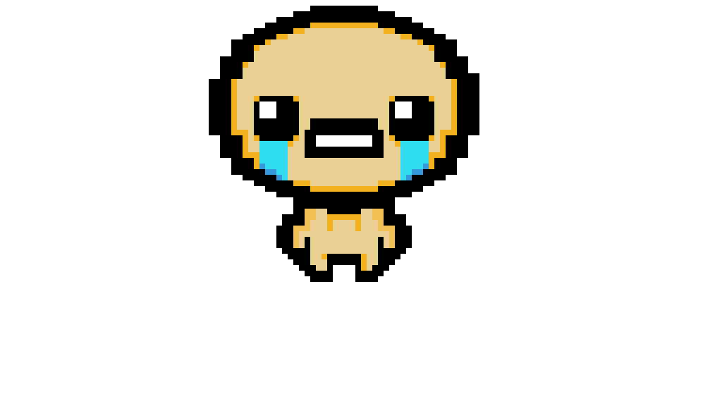 Pixilart - Isaac (From "The Binding of Isaac") by JaNoNDrAwS
