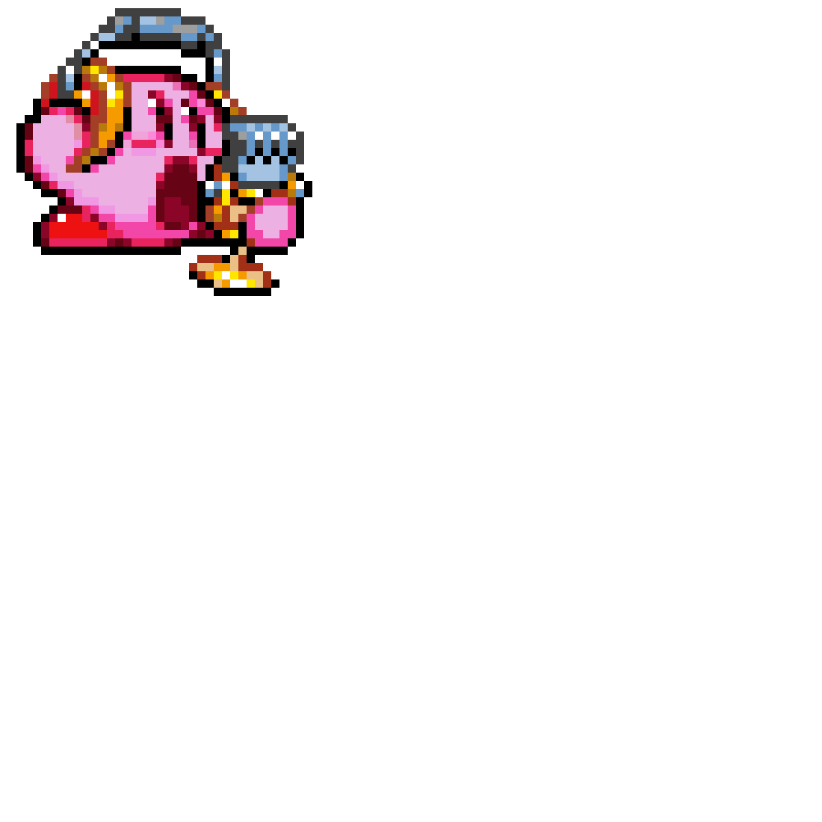 Pixilart - Singing Kirby by AndyCandy