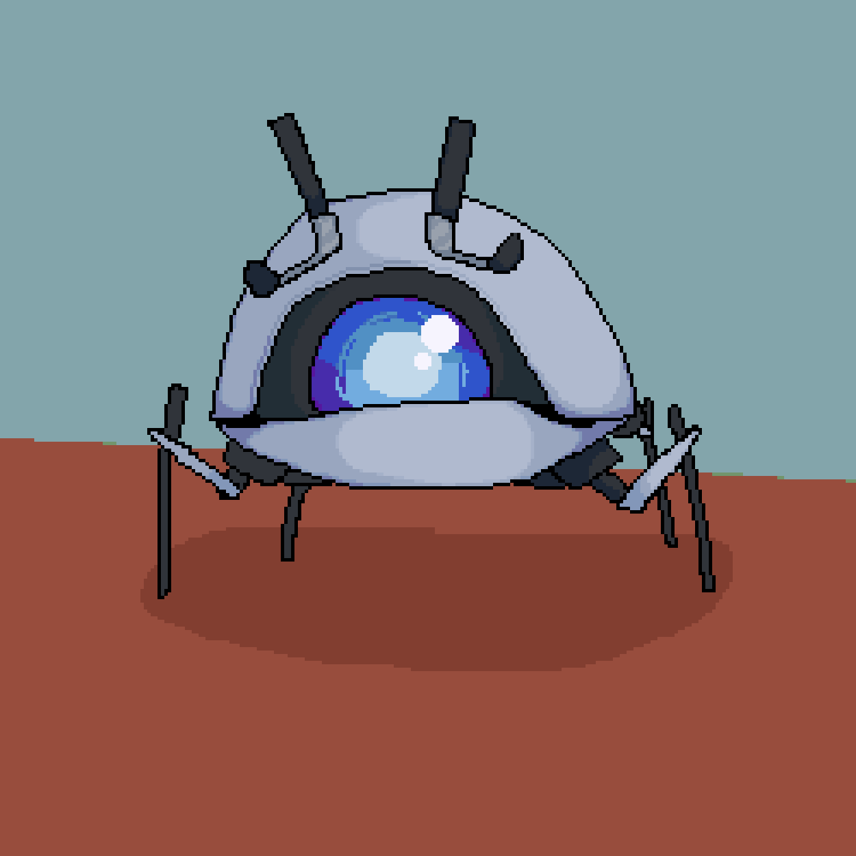 Pixilart - wheatley crab by Timolotl