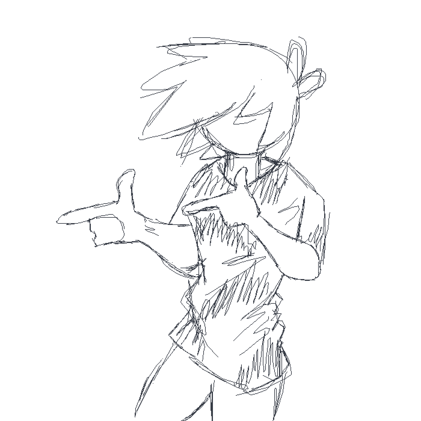 Pixilart - Finger~guns by GloriousGraphix