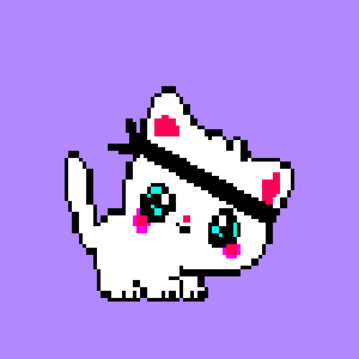 Pixilart - Ninja Cat by Angelina-Pixels