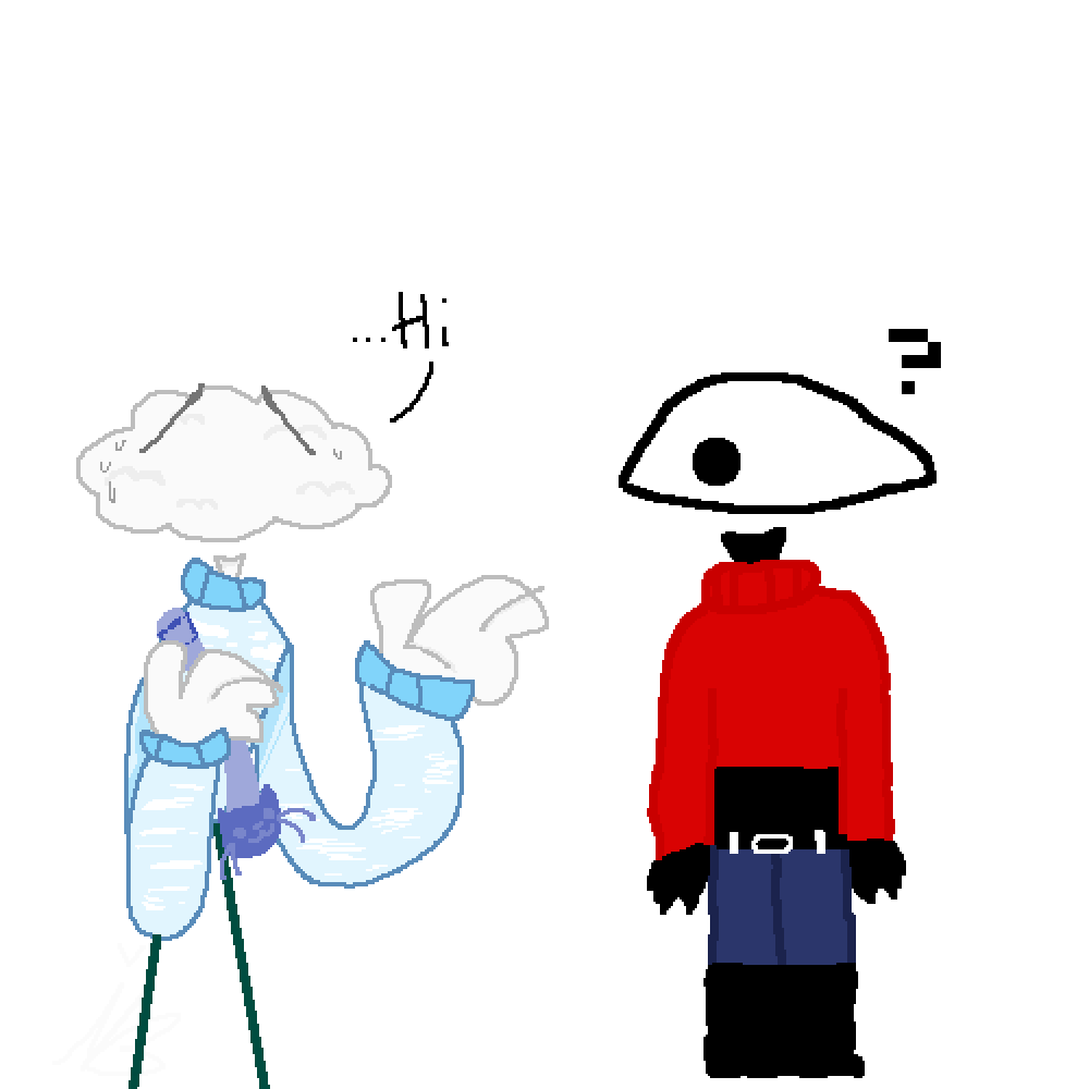 Pixilart - Weirdcore Oc Collab by Etnie