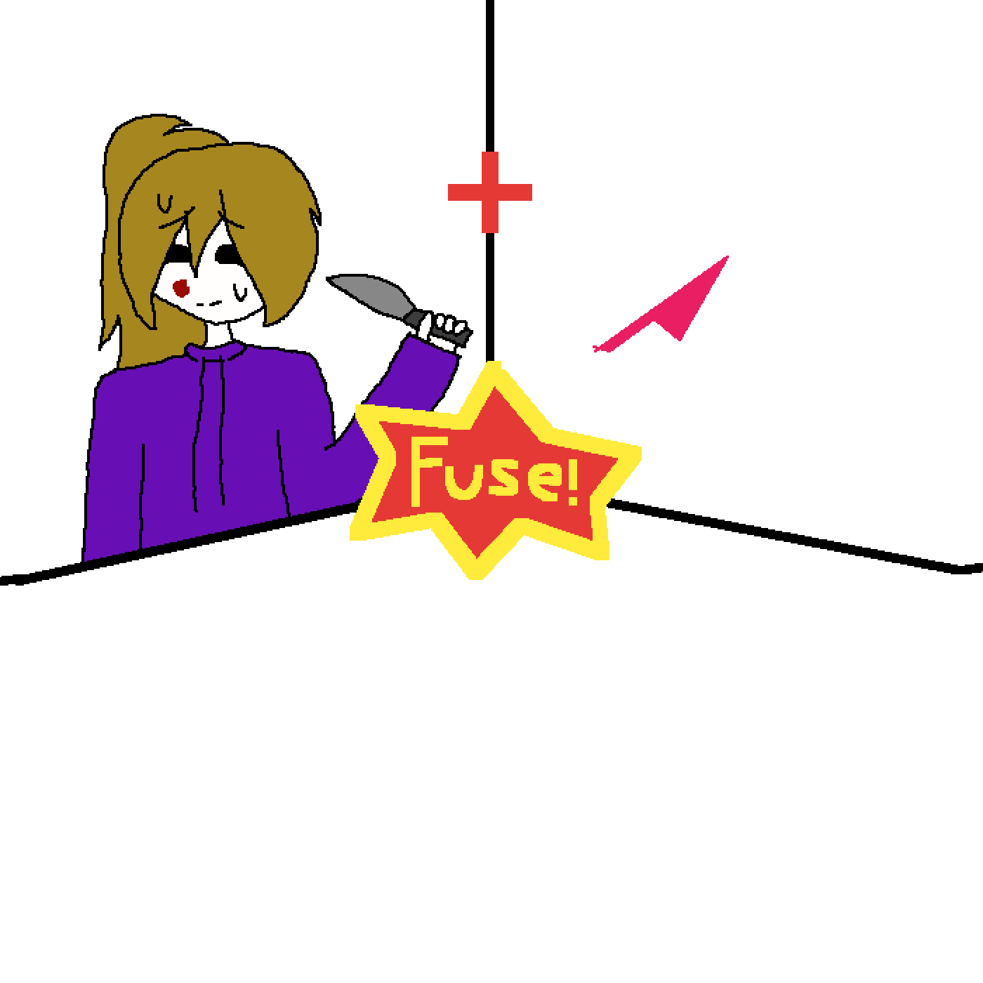 Editing to recolor the knife (why) - Free online pixel art drawing tool ...