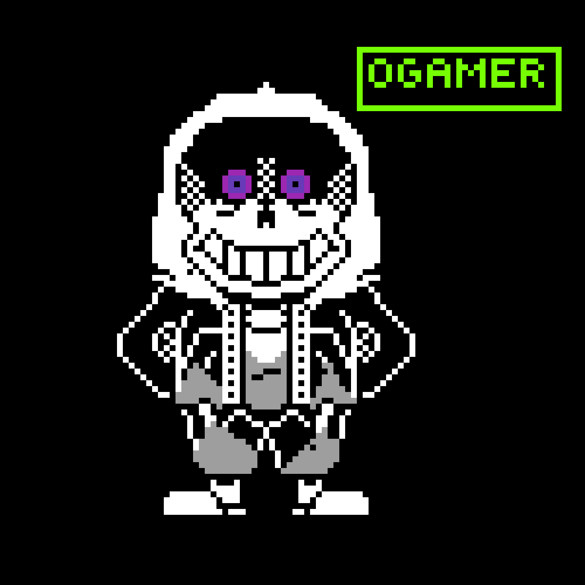 Pixilart - my custom dust sans by 0gamer2000