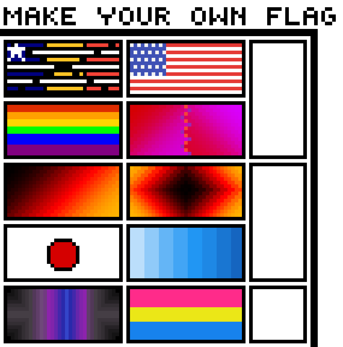 Editing Pans Flag - Free online pixel art drawing tool - Pixilart