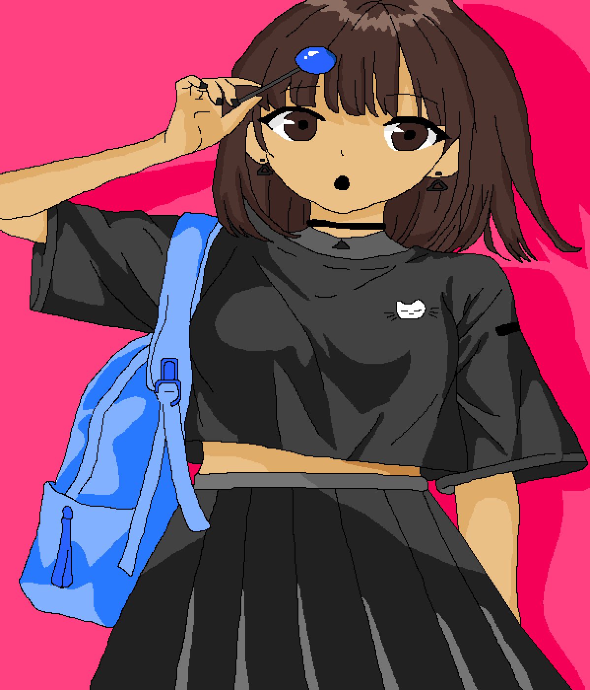 Editing Girl - Free online pixel art drawing tool - Pixilart