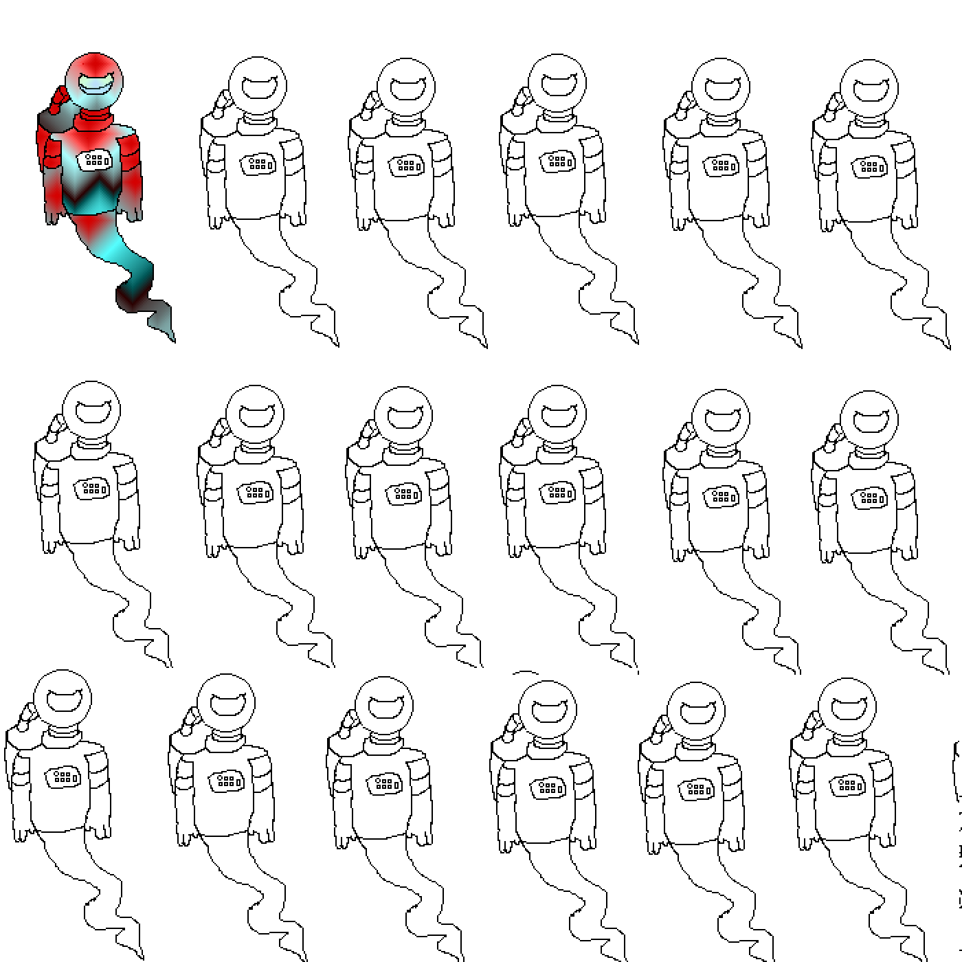 Editing color your own skin - Free online pixel art drawing tool - Pixilart