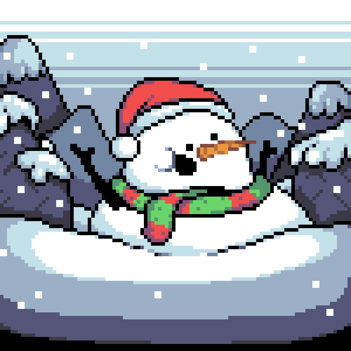 Pixilart - snow boy by Grubble