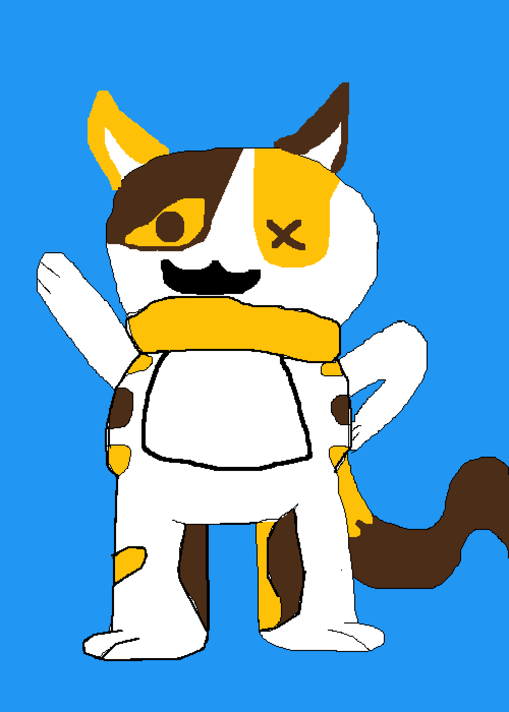 Pixilart - Calico redesign by higuyshowareyou