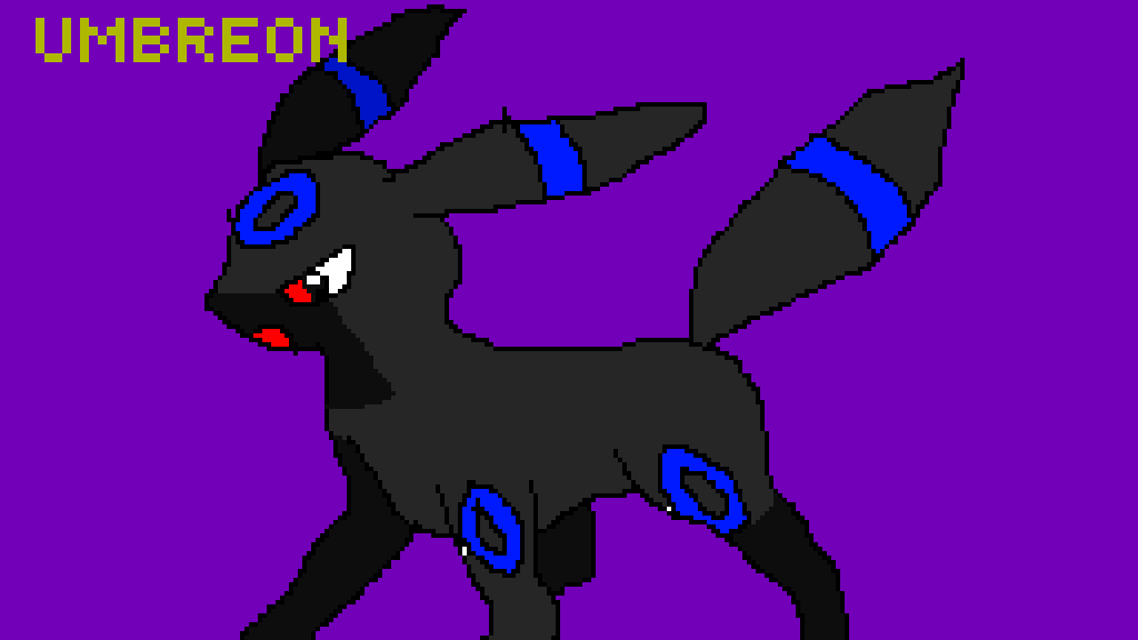 Editing Umbreon - Free online pixel art drawing tool - Pixilart