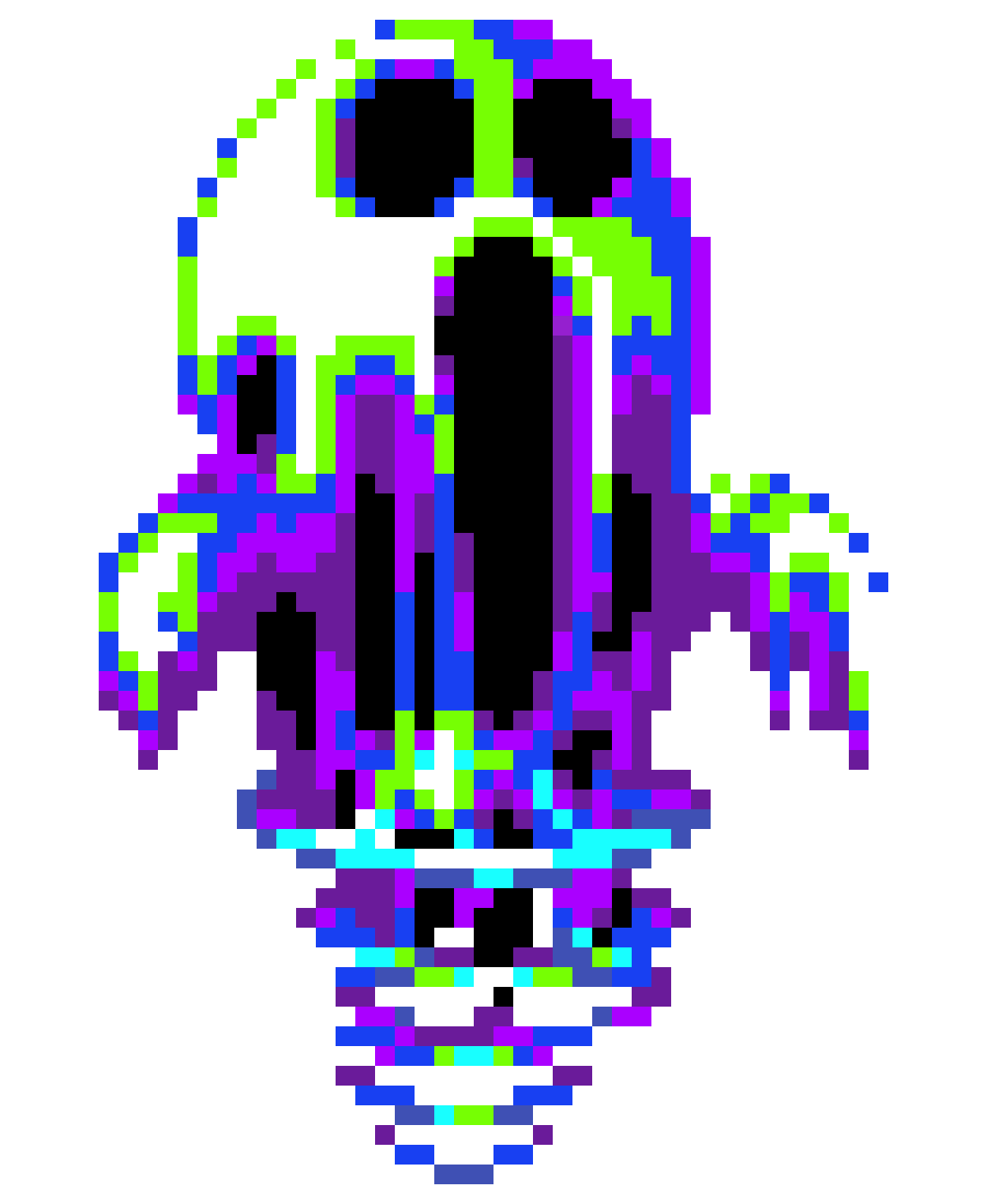 Pixilart - A Glitchy Ghost Thing by MrCh33t0Dust