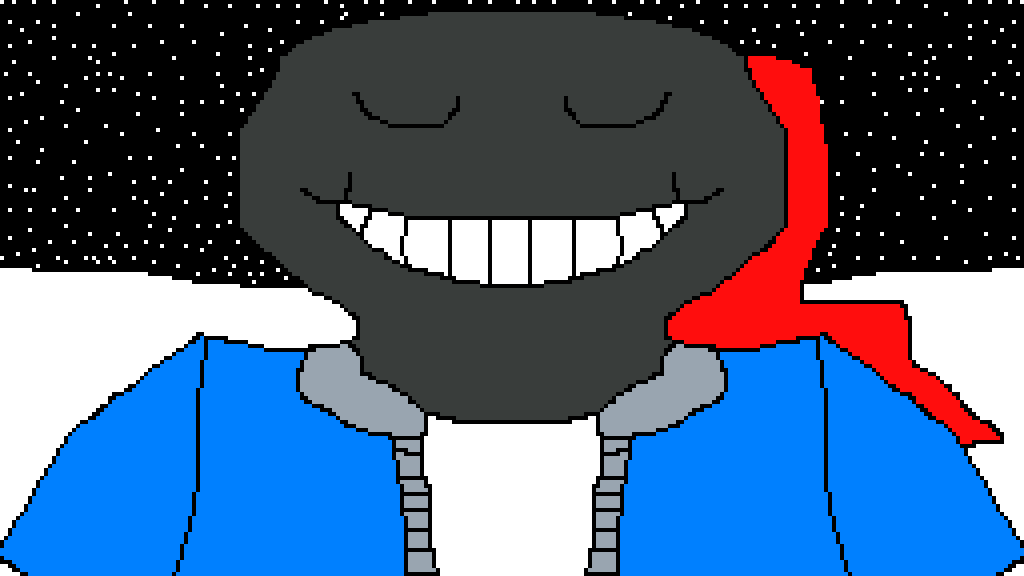 Pixilart - HALLOWEEN:patch as sans by ladybugkat00