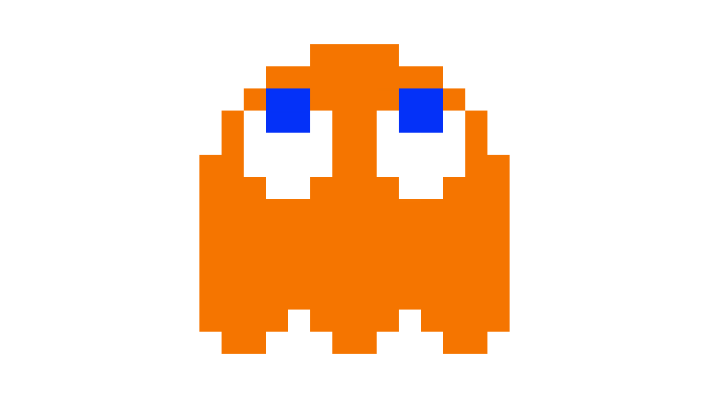 Pixilart - Clyde the ghost by Botmonster22
