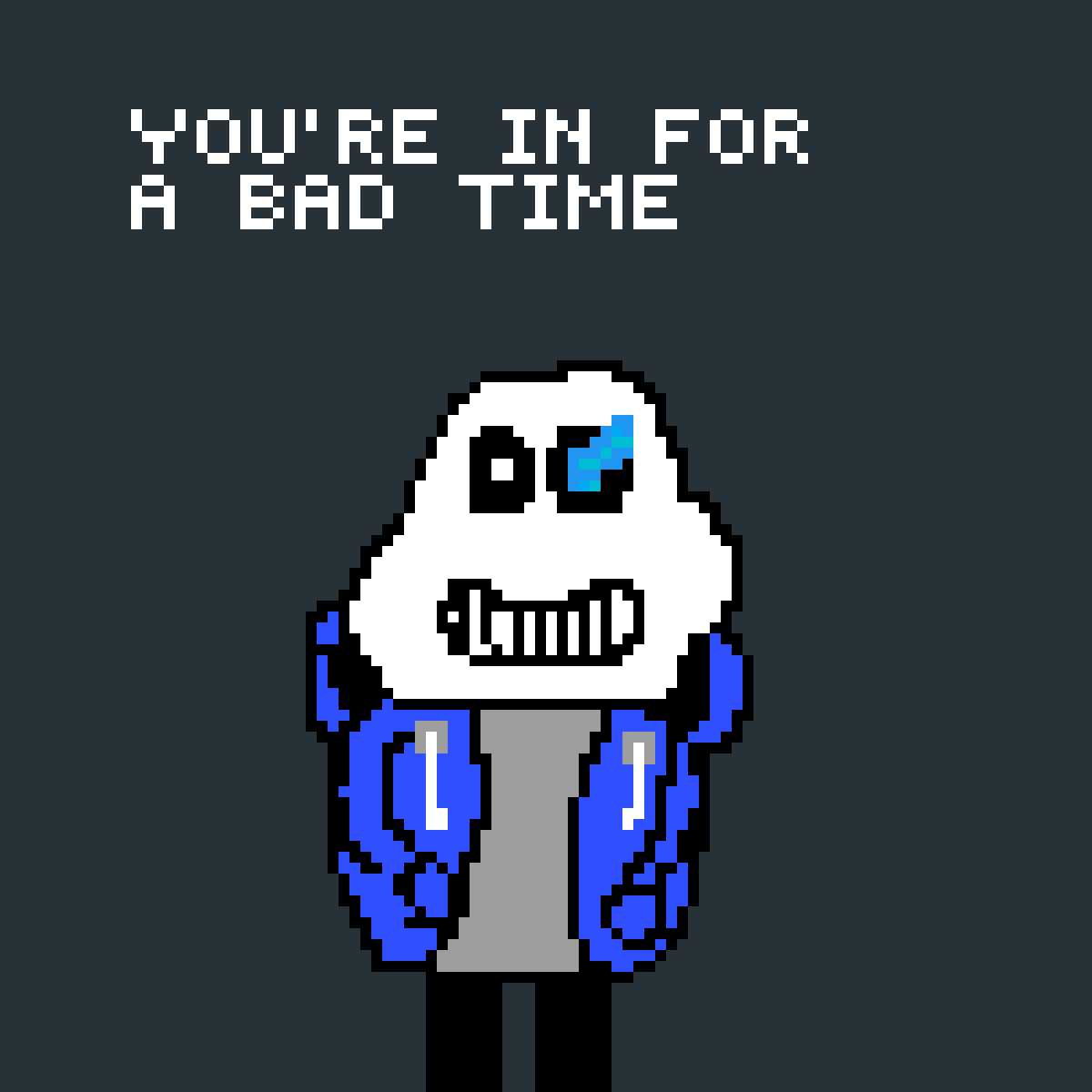Pixilart - sans by thomasfan07