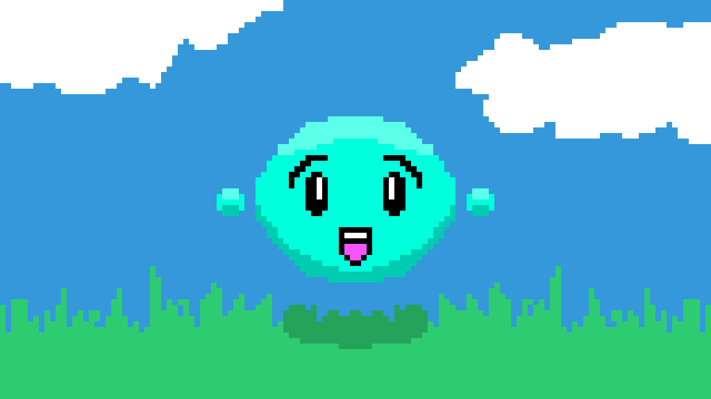 Pixilart - Floating Blob by undynexalphys