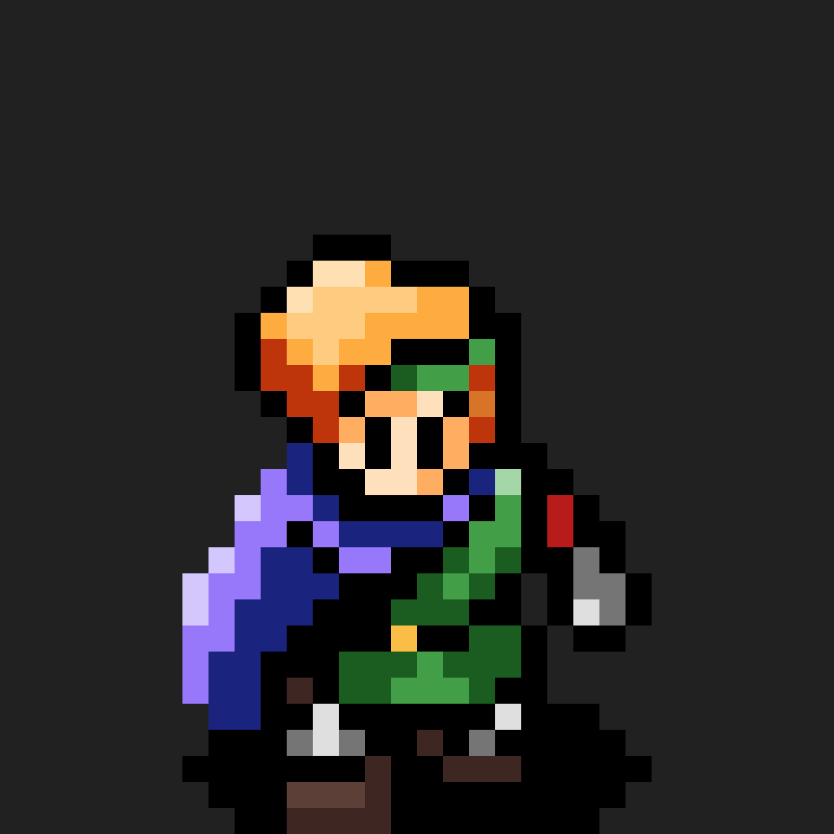 Pixilart - shining force idle sprite by poe
