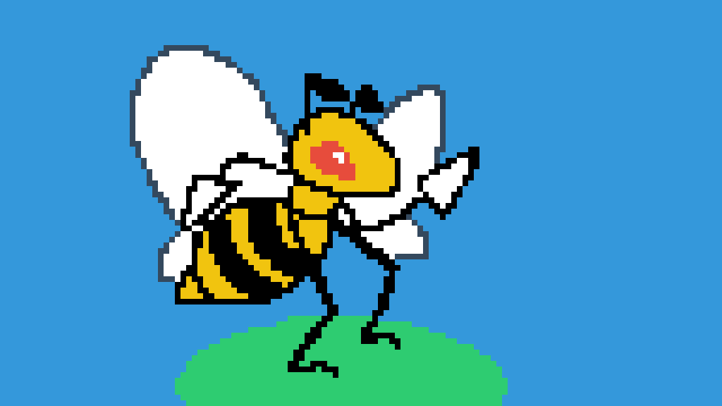 Pixilart - Pixel Beedrill by ItsaMudkipz123
