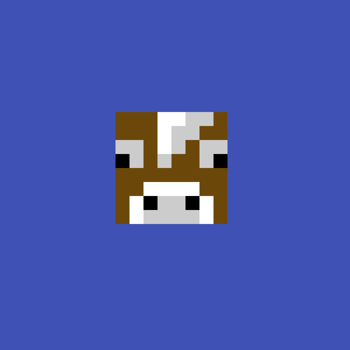 Minecraft Cow Head