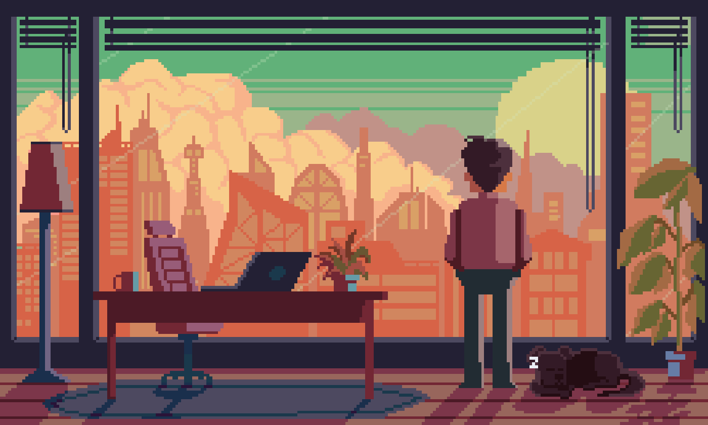 Pixilart - End of the day by Nard