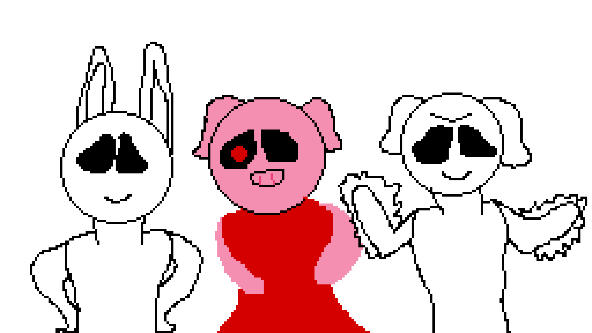 Editing Animated Piggy Collab - Free online pixel art drawing tool ...