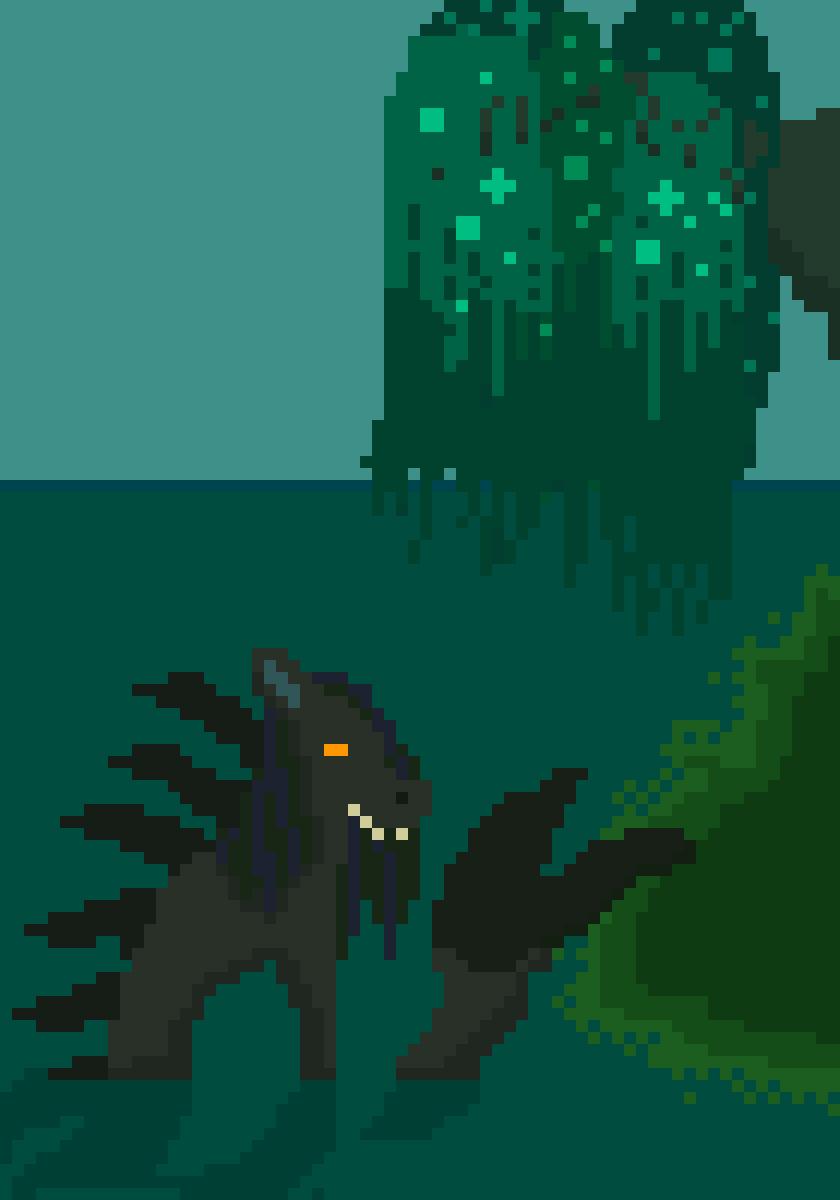 Pixilart - The Kelpie by Wolfiey