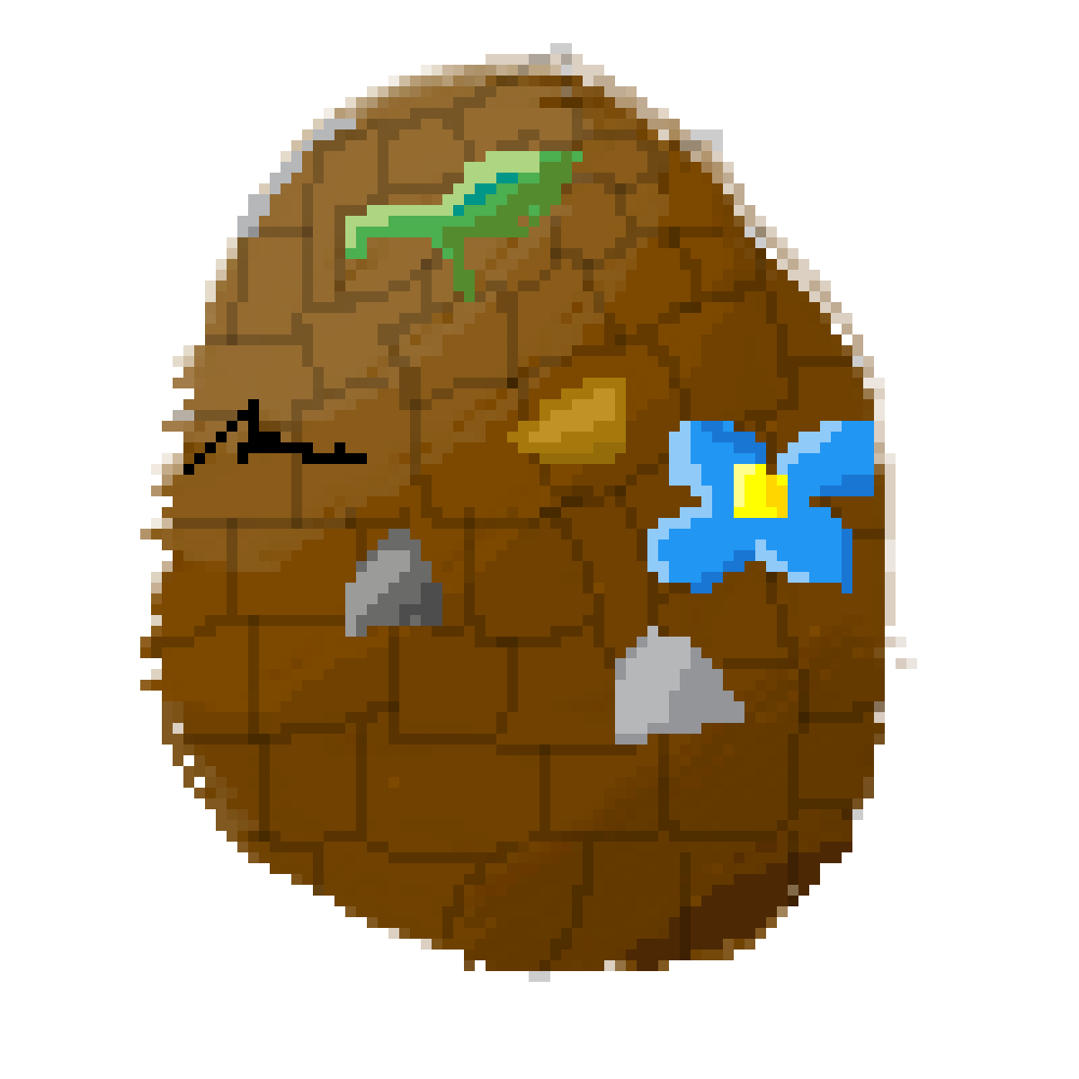 Pixilart - Earth element egg by 2136850