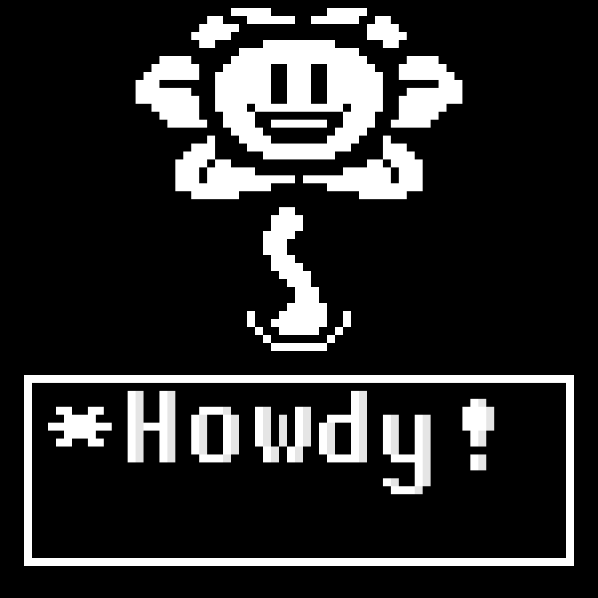 Pixilart - Flowey The Flower by TheMagnificent
