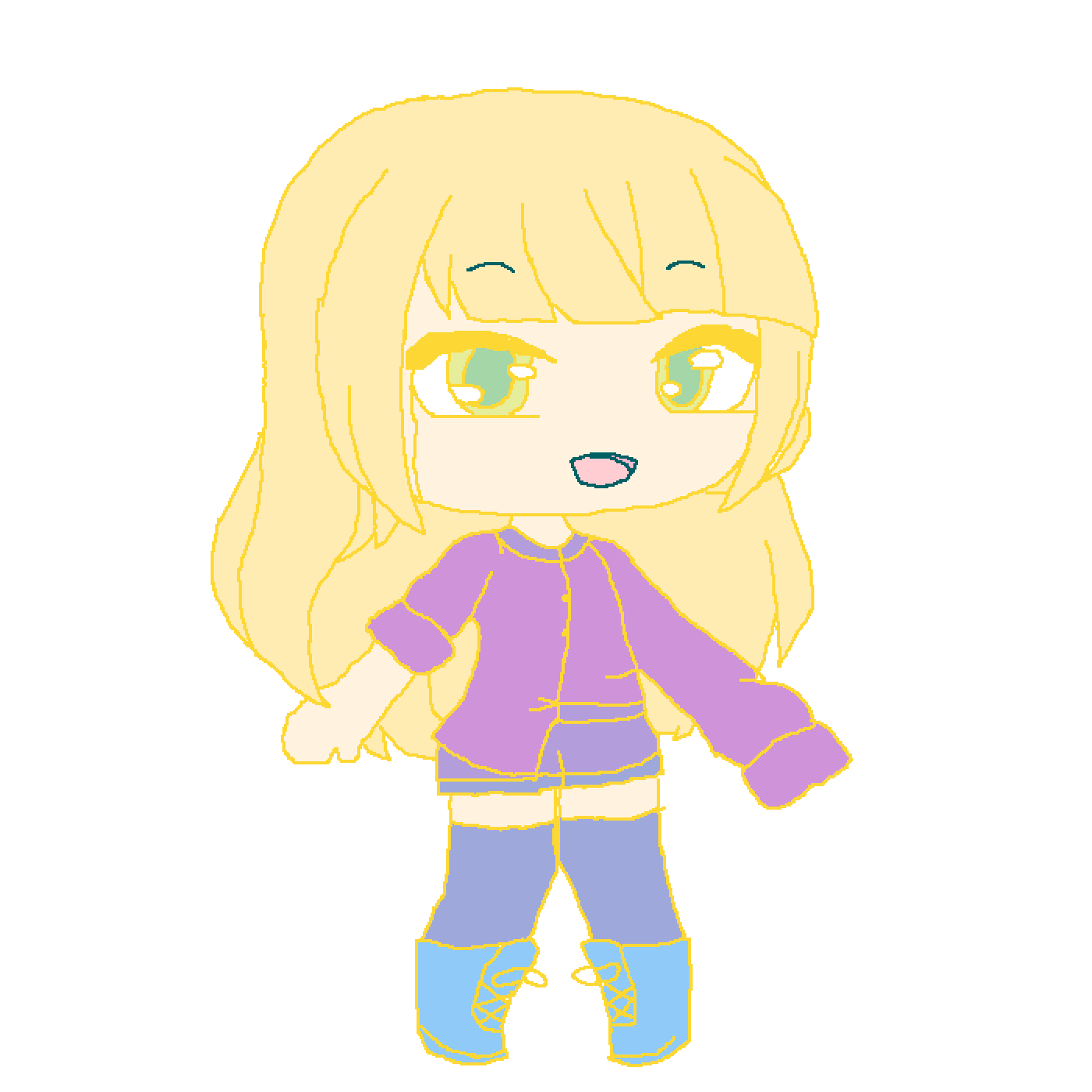 Editing Yui - Free online pixel art drawing tool - Pixilart