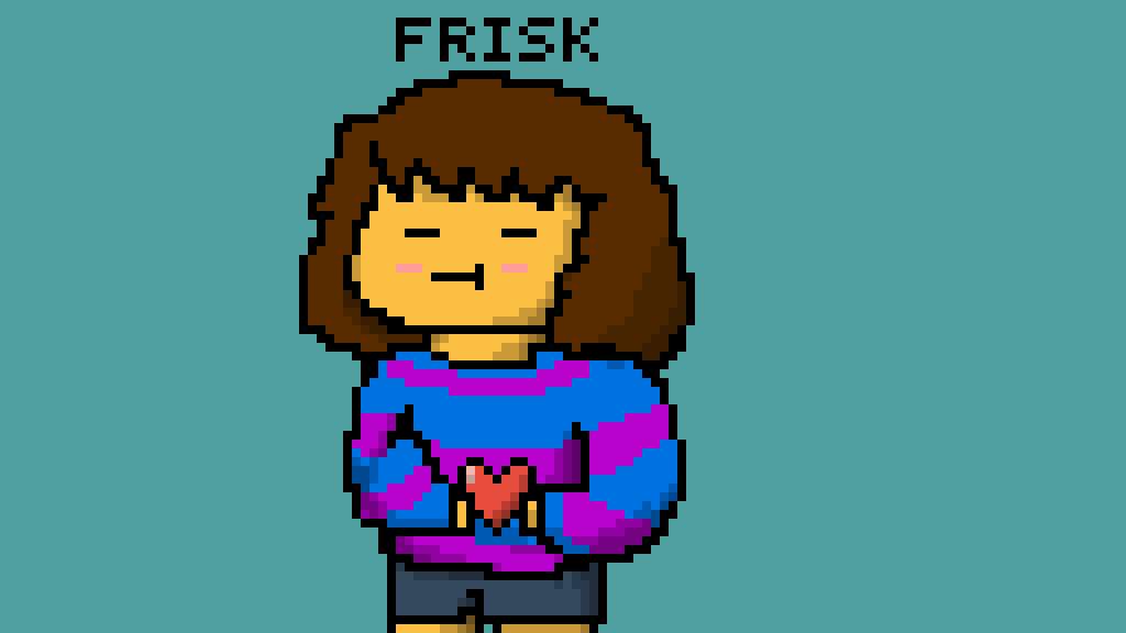 Pixilart - Frisk by discofrog