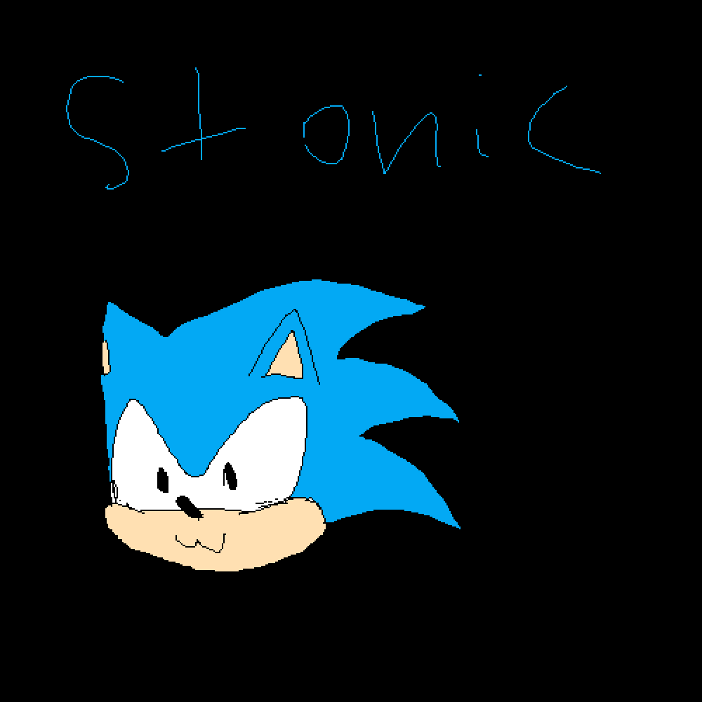 Pixilart - atomic sonic owo by lolbitmp4