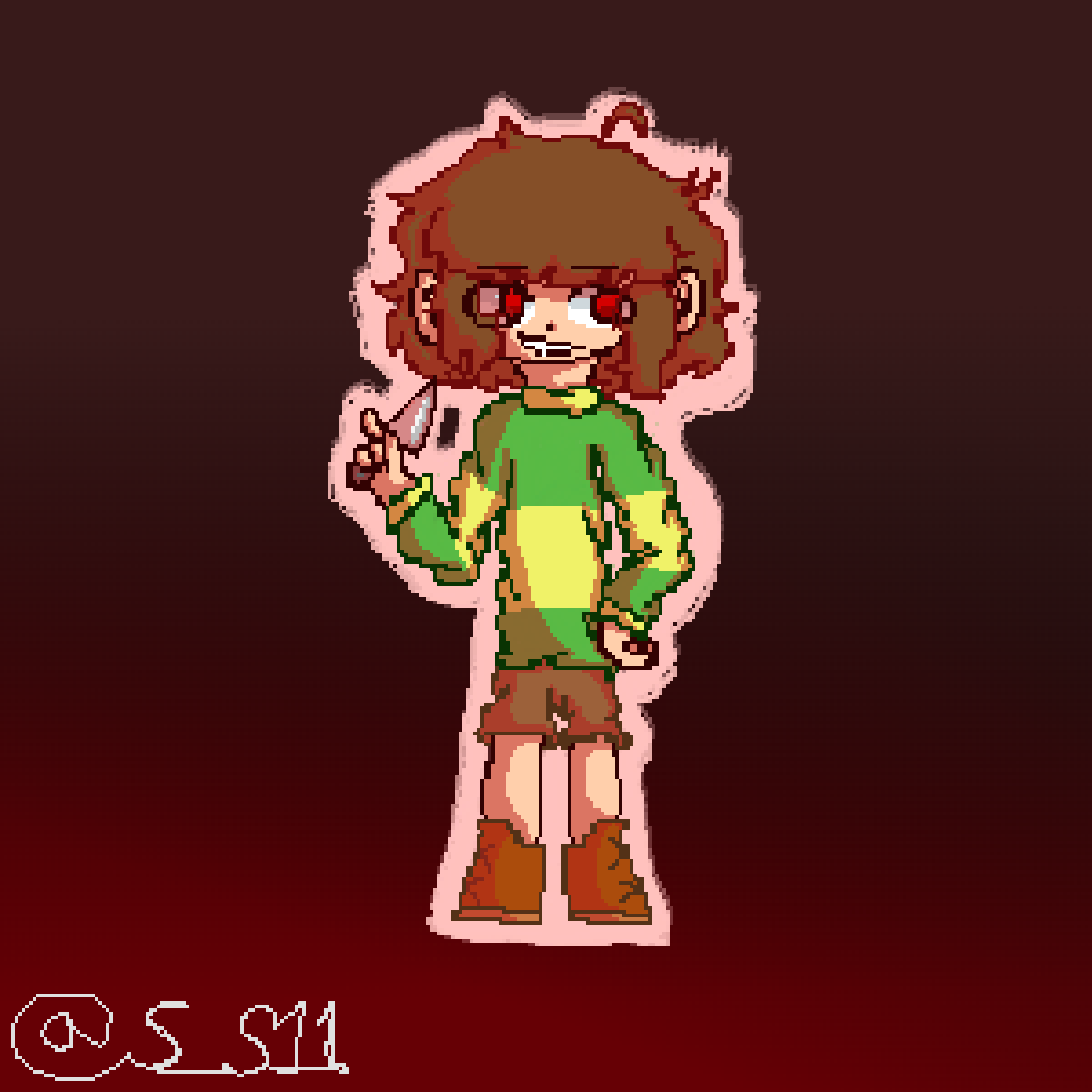 Pixilart - Chara by Tubbo-uwu
