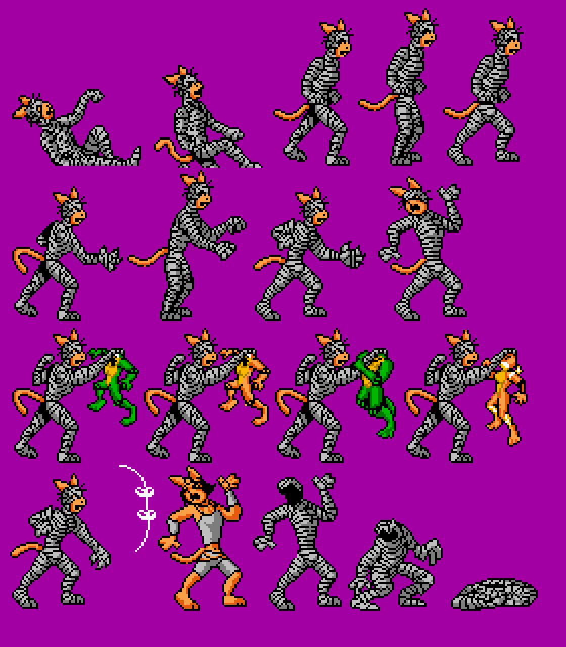 Pixilart - Cleocatra sprite sheet by Tuxedoedabyss03