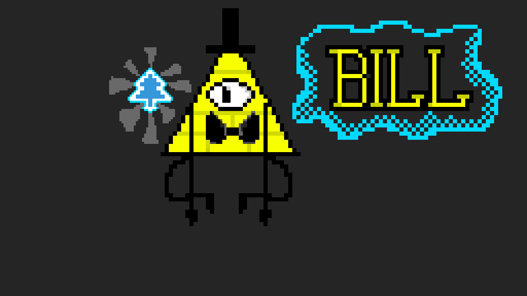 Pixilart - Bill Cipher by ArtMasPix-AMP