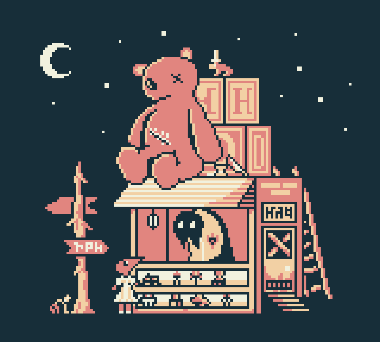 Pixilart - The Mysterious Shopkeeper by Pingssssss