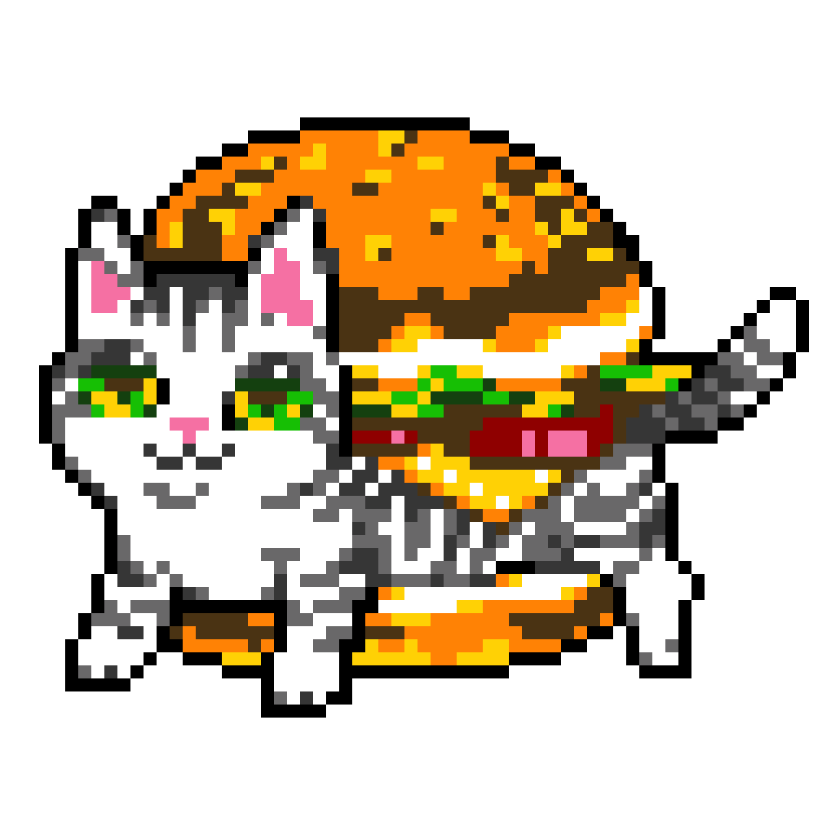 Pixilart - Catburger by Fidelia