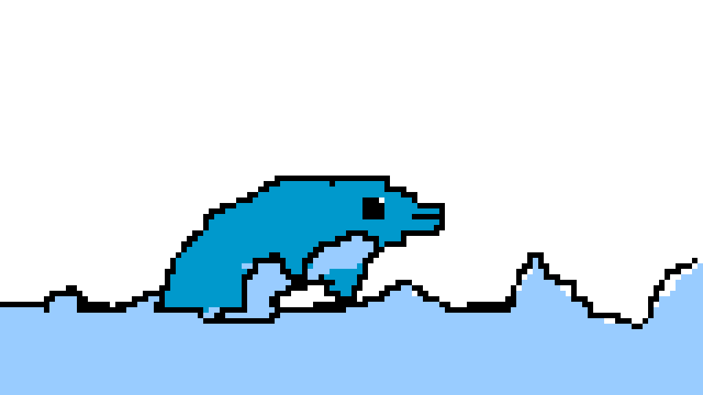 Editing #DOLPHIN - Free online pixel art drawing tool - Pixilart