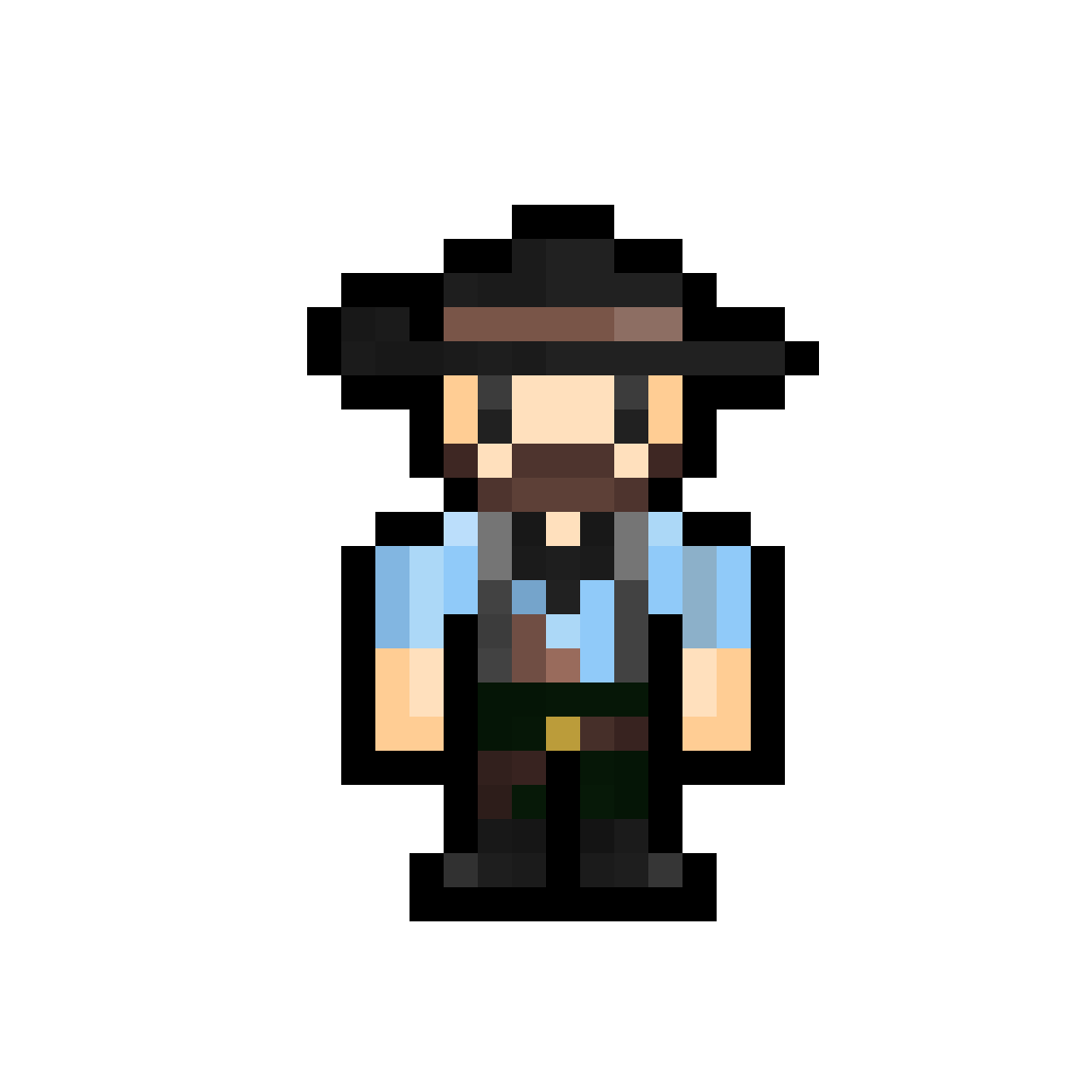 Pixilart - Big eye Arthur Morgan by Benji64