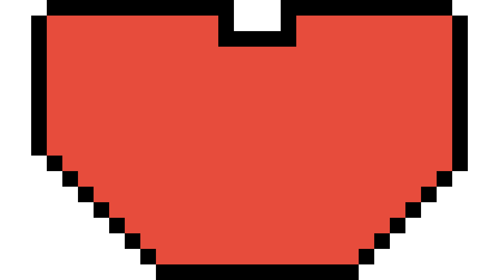 Pixilart - Undertale heart? by sahir123